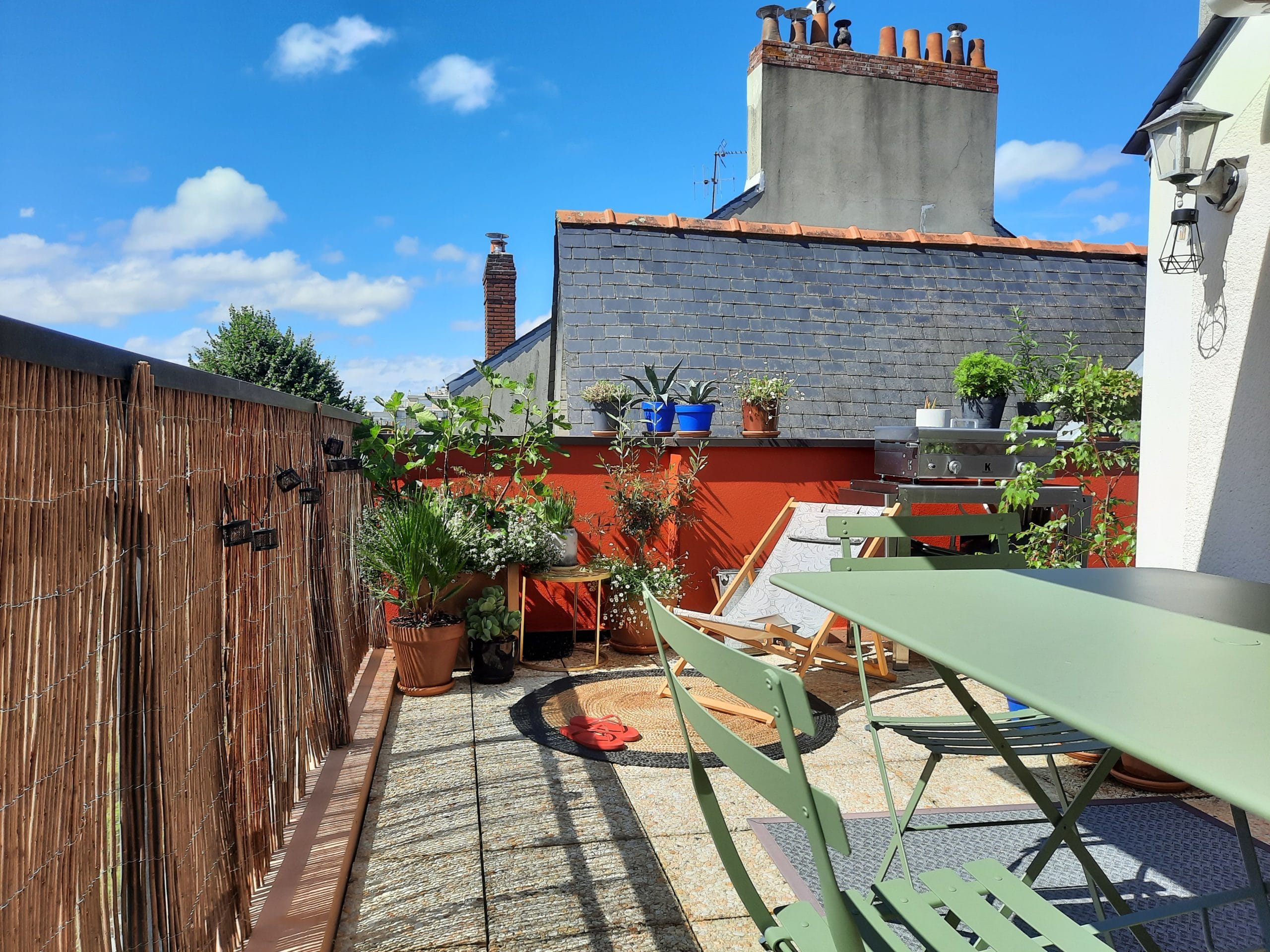 Une terrasse en ville bohème chic - Duval & Bossennec
